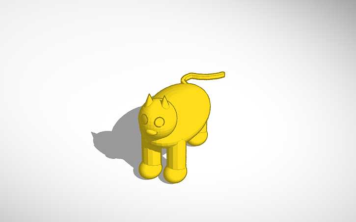 3D design Kitty - Tinkercad