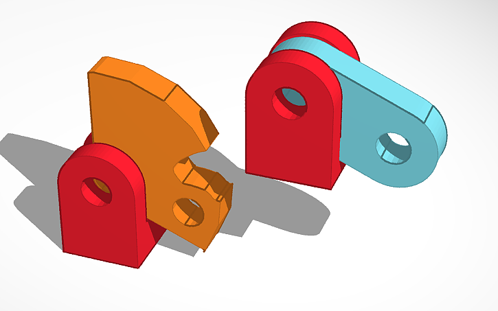 3D design Golf Ball Dispenser Linkage - Tinkercad