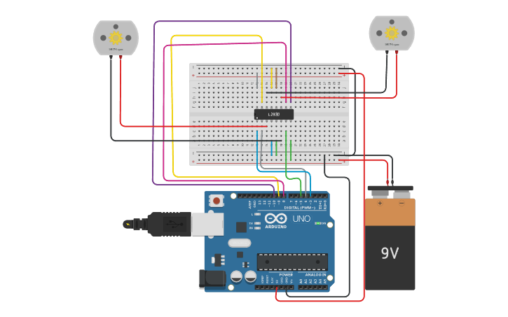 Circuit design circuito - Tinkercad
