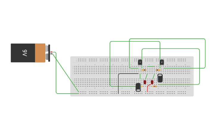 Circuit design LUCES LED | Tinkercad