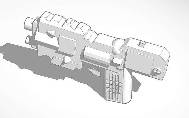 3D design lazer gun - Tinkercad