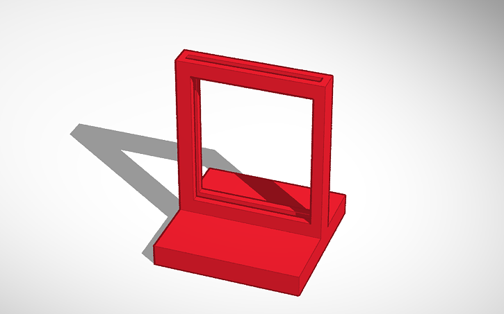 3D design RPG Character stand - Tinkercad