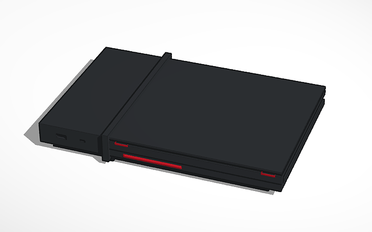 3D design Proyecto PS5 Slim | Tinkercad