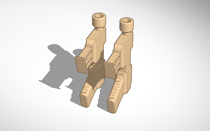 3D design RoR2 Commando Pistols - Tinkercad