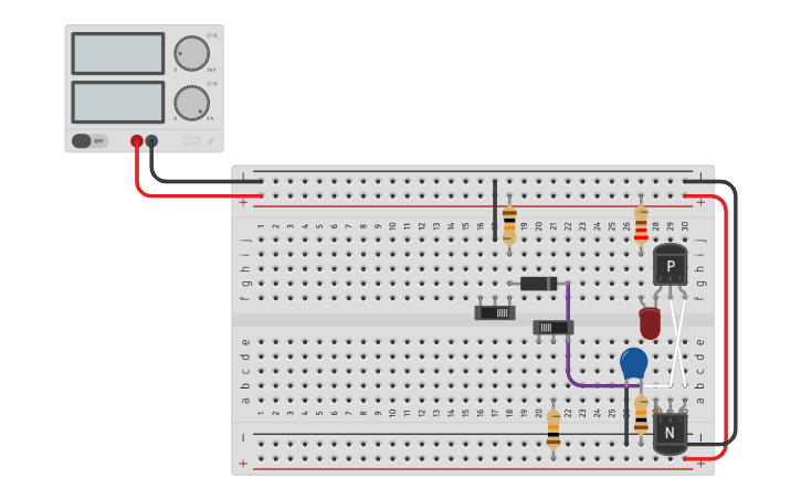 Circuit design Challenge 7 - Burglar Alarm - Tinkercad