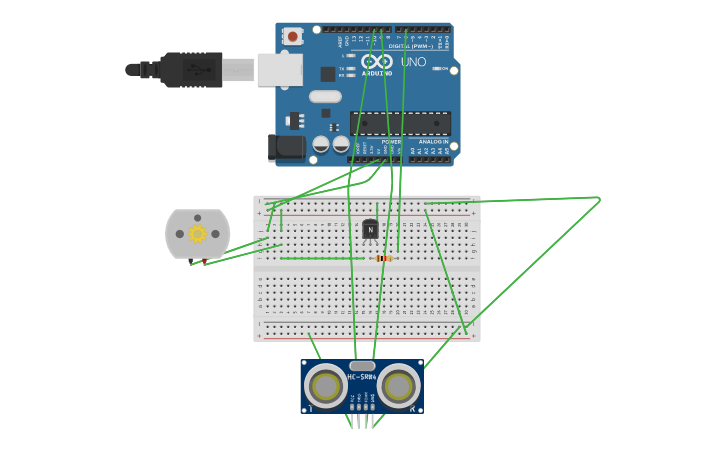 Circuit design sensor - Tinkercad