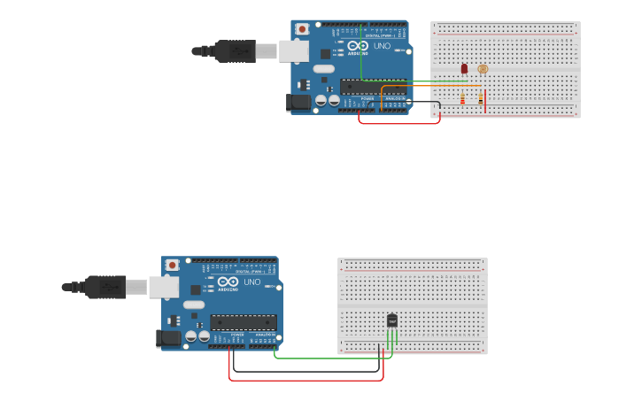 Circuit Design Photoresistor Tinkercad