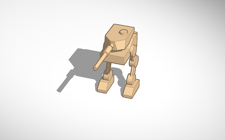 3D design M2E5 Abrams - Tinkercad