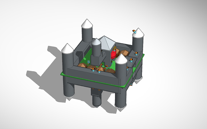 3D design my castle - Tinkercad