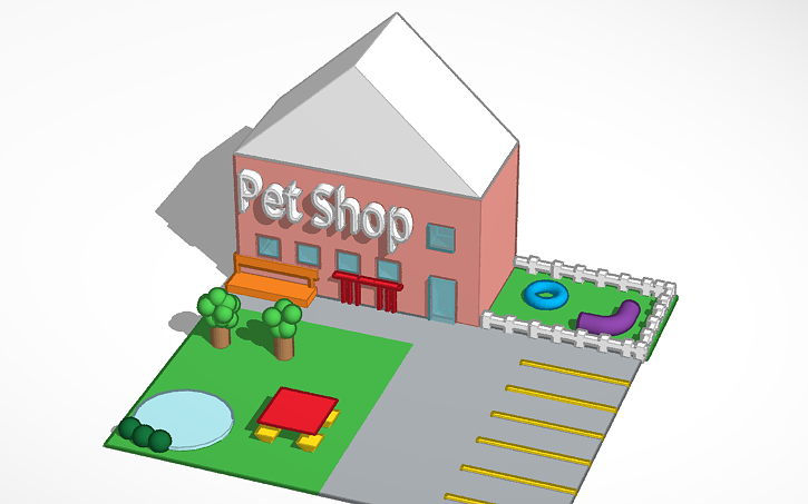 3D design GS Pet Shop | Tinkercad