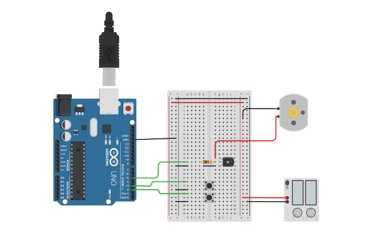 Circuit Design Non Blocking Delay Tinkercad