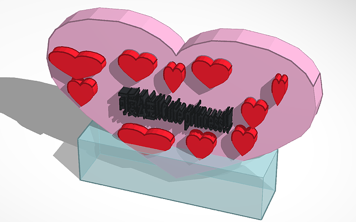 3D design Cute princess!! | Tinkercad