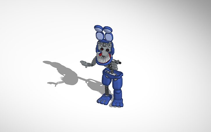 3D design fnaf sinister ignited classic bonnie - Tinkercad