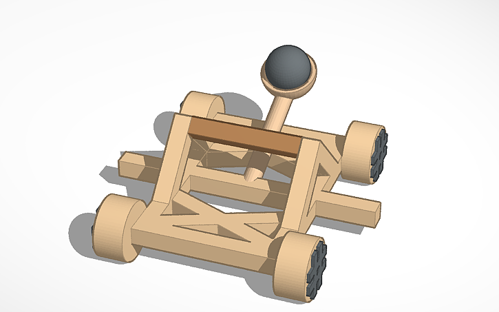 3D design Mangonel (Siege) | Tinkercad
