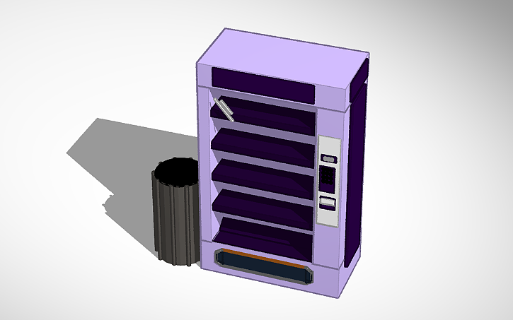 3D design Empty vending machine - Tinkercad