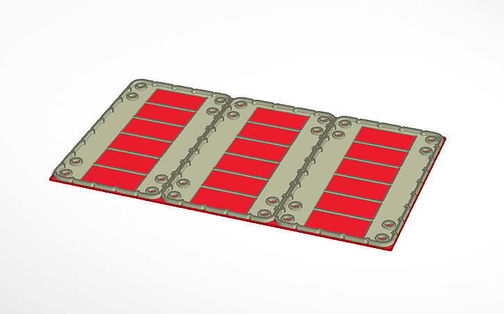 3D design plate of vex license plates - Tinkercad