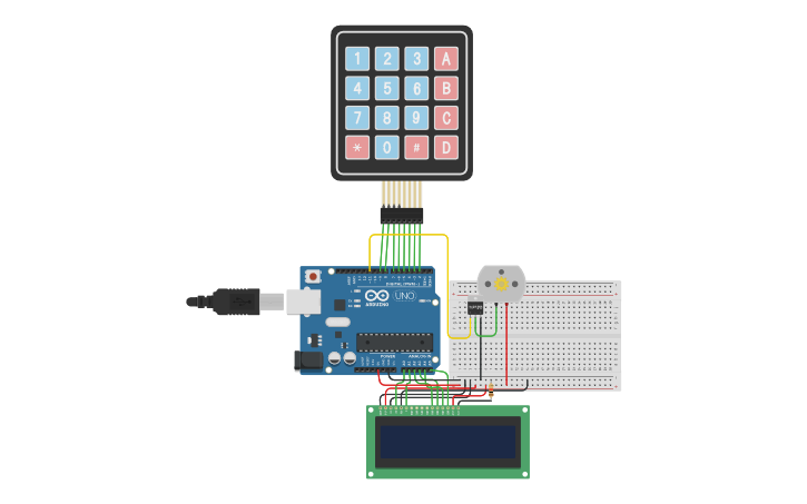 Circuit design atm system - Tinkercad