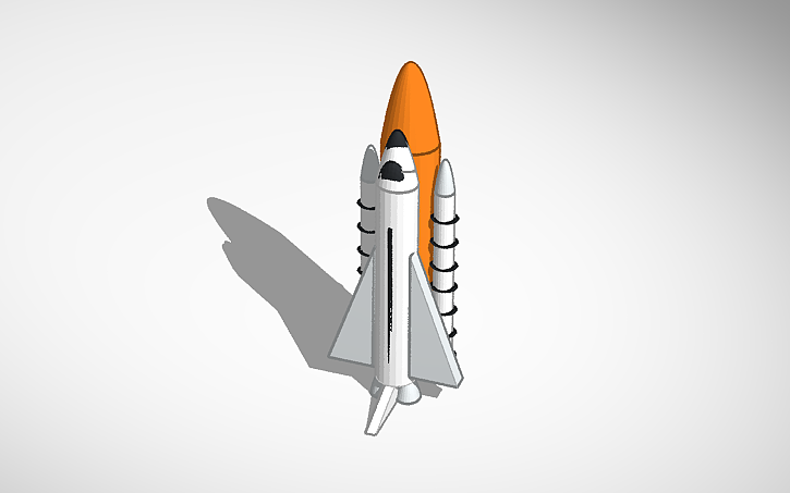3d Design Space Ship Tinkercad
