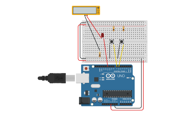 Circuit design tarea arduino 2.3 - Tinkercad