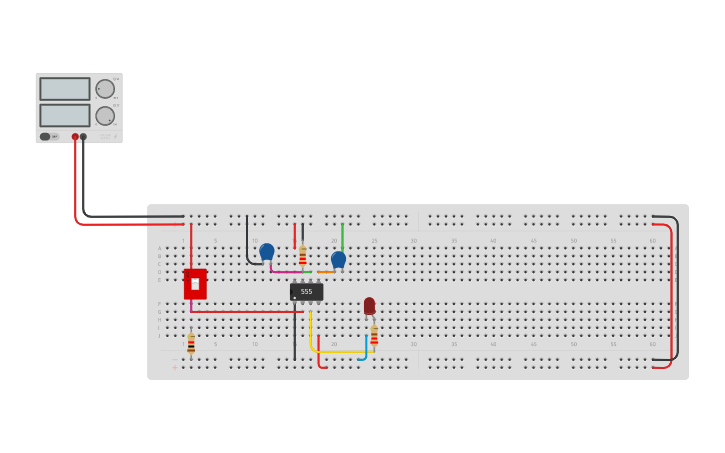 Circuit design practico 11 | Tinkercad