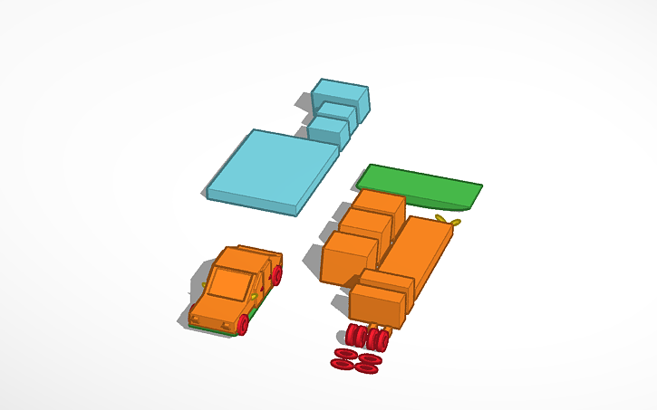 3D design Car Kit -Easy Level - Tinkercad