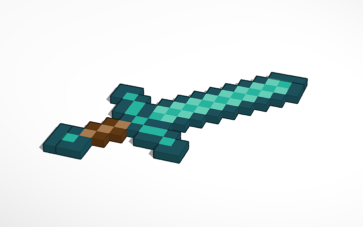 3D design MINECRAFT,ELMAS KILIÇ | Tinkercad