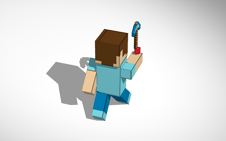 3D design small steve - Tinkercad