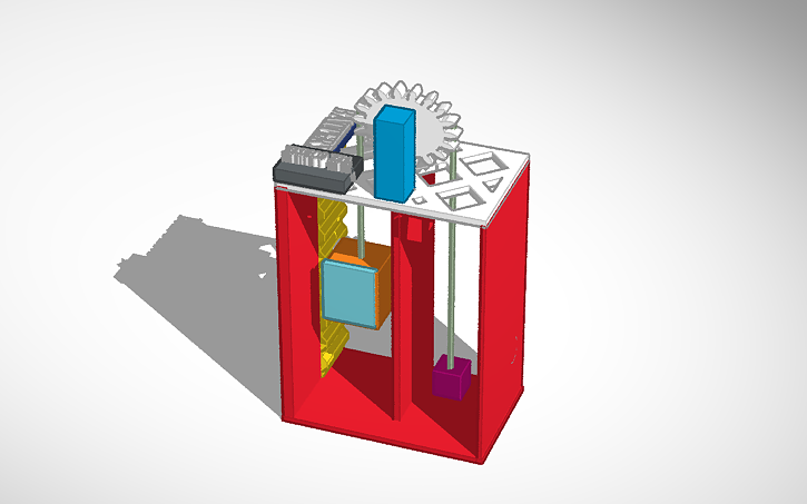 3D design Elevator 2 - Tinkercad