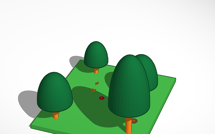 3D design Landscape - Tinkercad