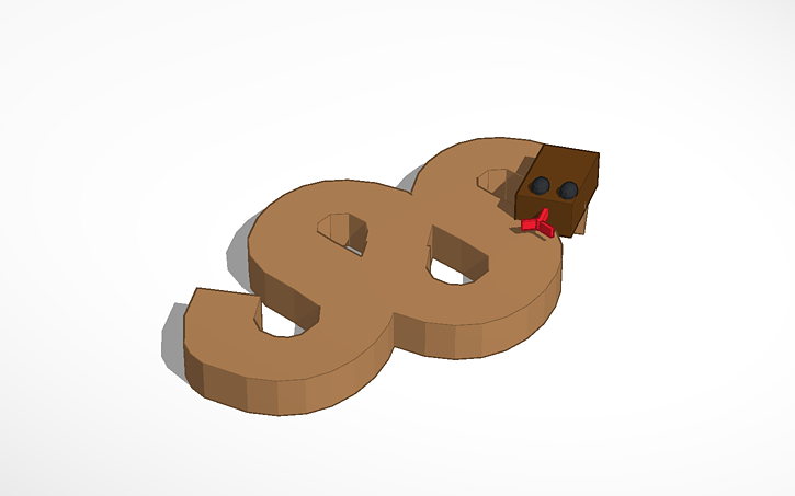 3D design Blocky Snake | Tinkercad