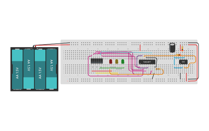 Circuit Design Circuito Semaforo Tinkercad