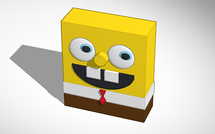 3d Design Spongebob Tinkercad