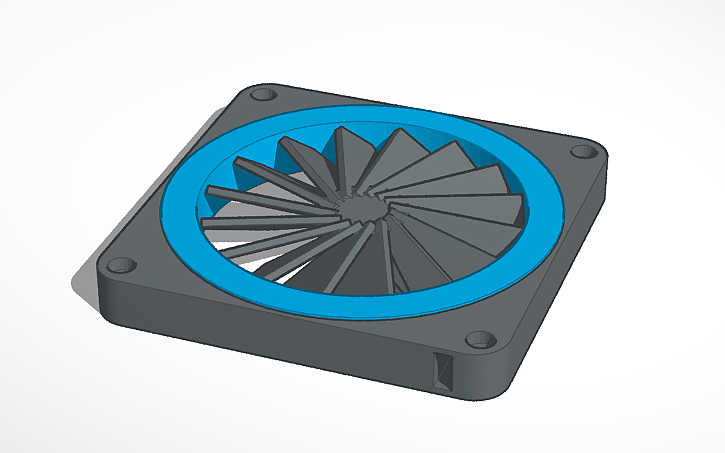 3D design Fan - Tinkercad