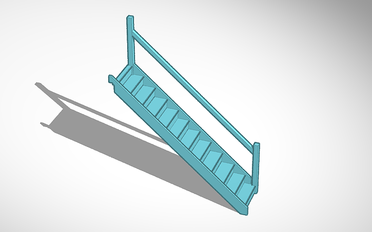 3D design Staircase uk - Tinkercad