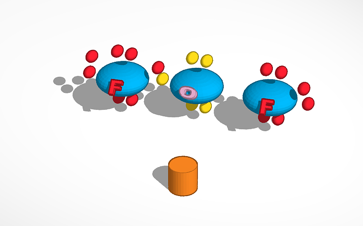3D design Covalent Bond Step 1 - Tinkercad