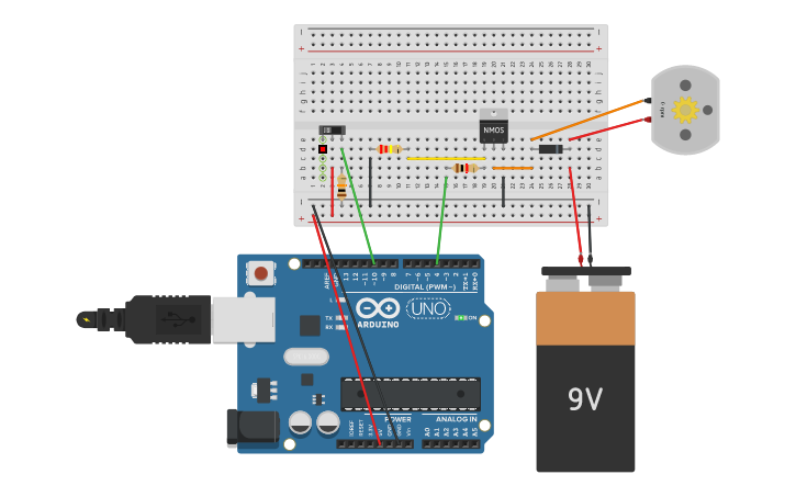 Circuit design Circuito 29 - Tinkercad
