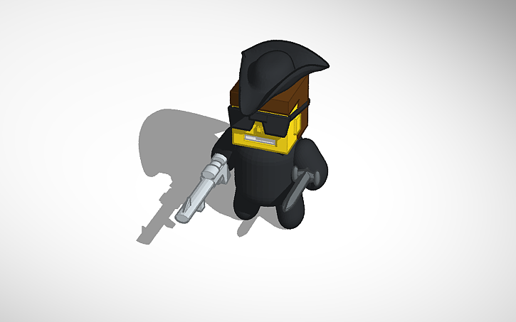 3D design pirate - Tinkercad