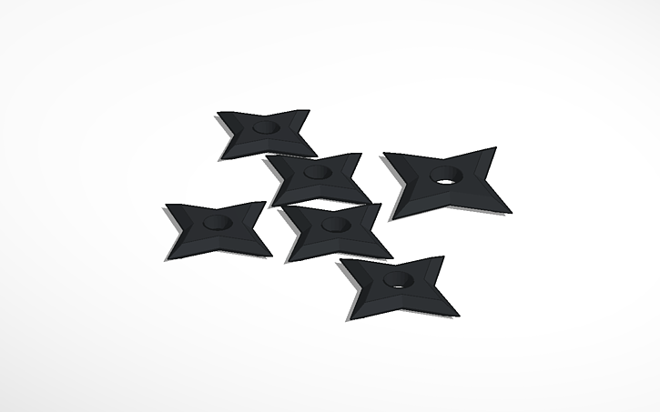 3D design Ninja Star - Tinkercad
