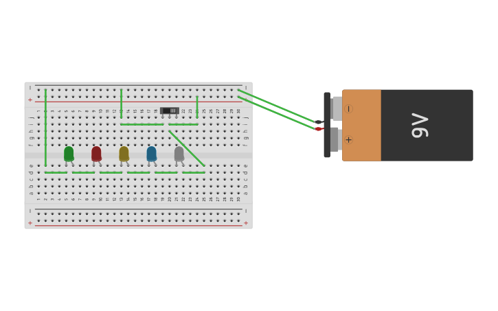 Circuit design CIRCUITO EN SERIE - Tinkercad