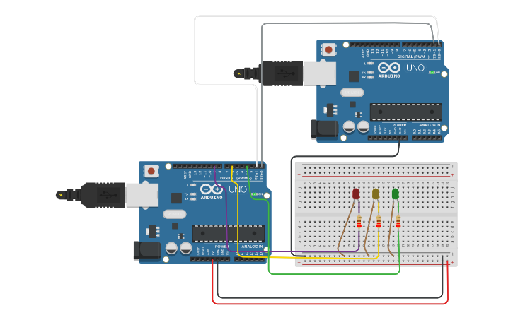 Circuit design Interconexion Ardu Led RAV - Gabriel Garbett | Tinkercad
