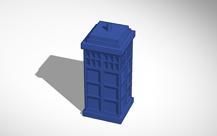 3D design TARDIS Model | Tinkercad