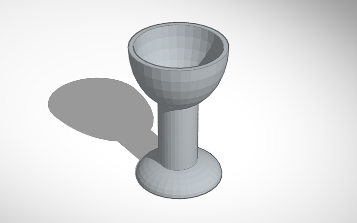 3D design cup - Tinkercad