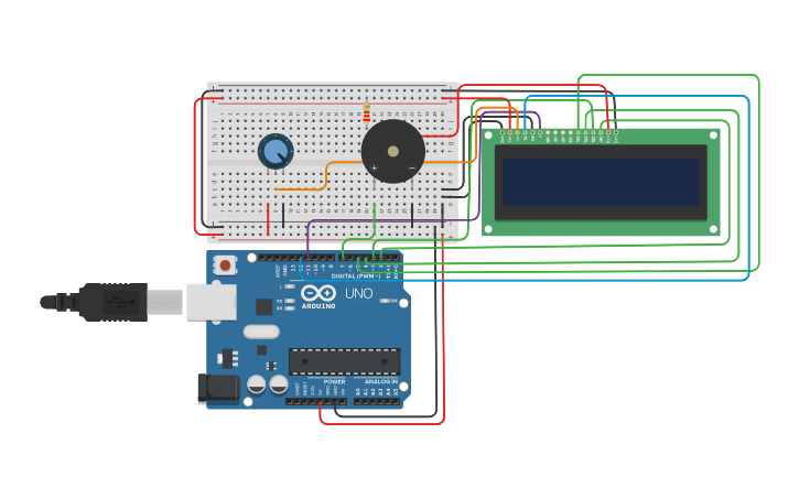 Circuit Design Sound Frequency Tinkercad