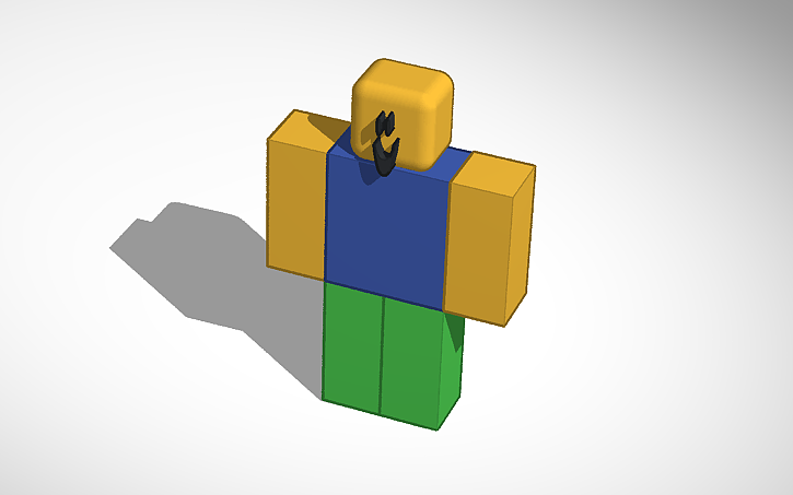 3D design A roblox noob 2.0 | Tinkercad