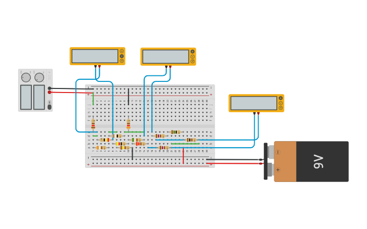 Circuit design presentacion clase Medición - Tinkercad