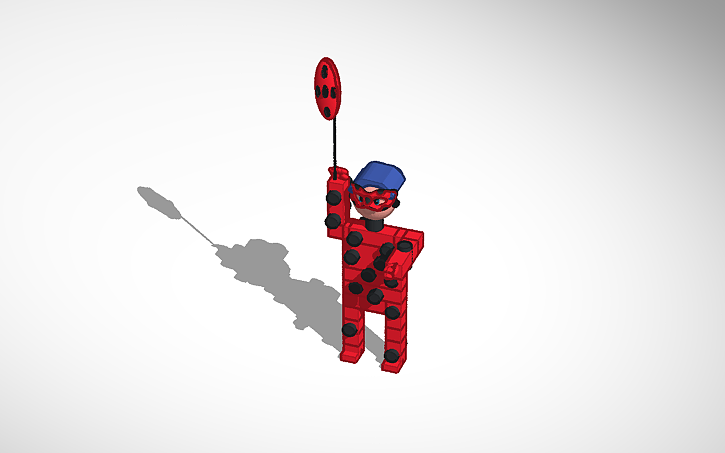3D design Ladybug figure | Tinkercad