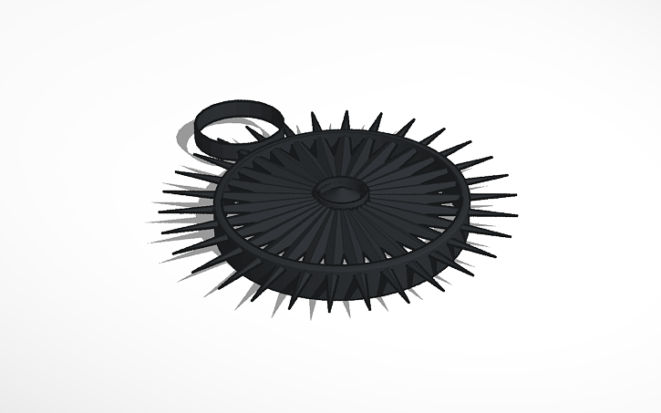 3D design SPIKY CIRCLE - Tinkercad