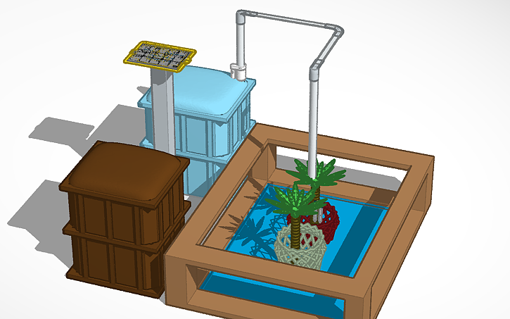 3D design Copy of Desain Smart Garden - Tinkercad