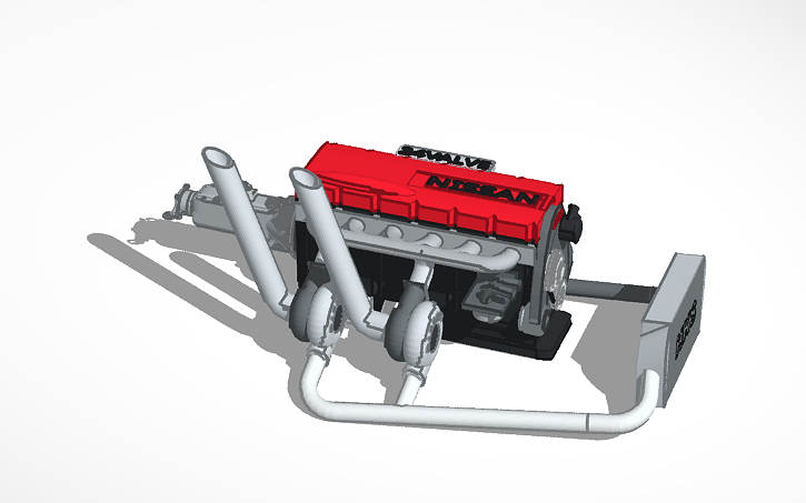 3D design RB26DETT (Remastered) | Tinkercad