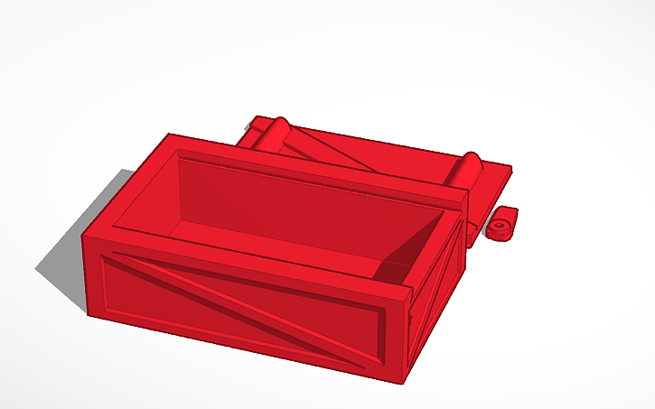 3D design Slide Top Box - Tinkercad